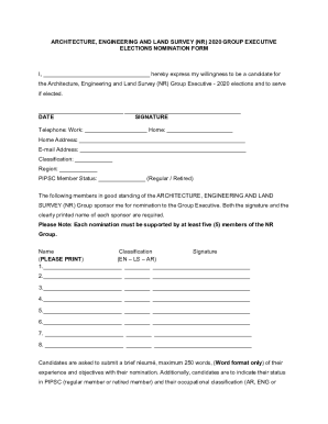 Fillable Online Architecture, Engineering and Land Survey (NR) : agreement ... Fax Email Print ...