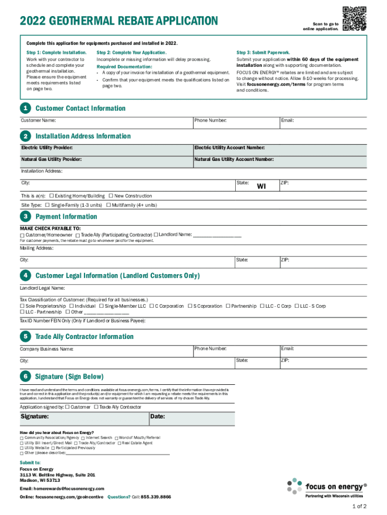 Fillable Online How To Apply For The Geothermal Federal Tax Credit Fax ...