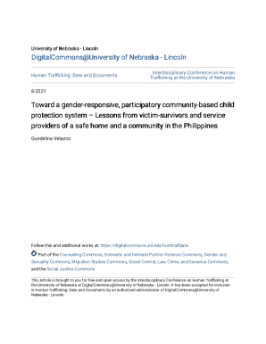 Fillable Online digitalcommons unl Toward a gender-responsive ...