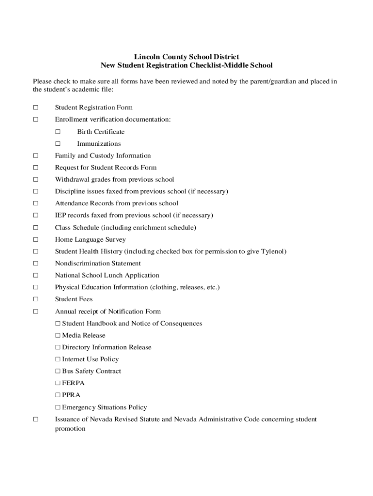 Fillable Online Registration / Welcome - Lincoln County R-III School ...