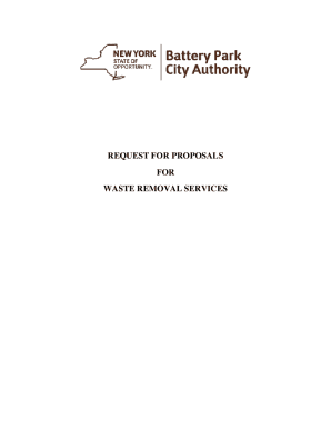 Fillable Online RFP 18-0195 - Waste Disposal & Recycling Services - FINAL Fax Email Print ...