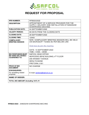 Fillable Online Request for Proposal - OPEN MINDS Fax Email Print - pdfFiller