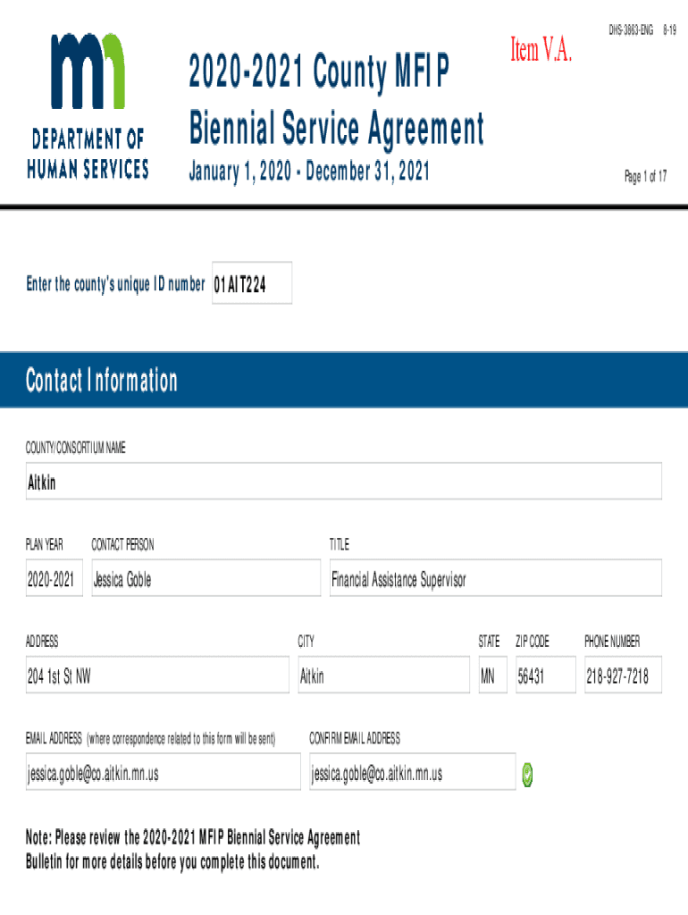 Fillable Online 2022-2023 St Louis County MFIP Biennial Service ...