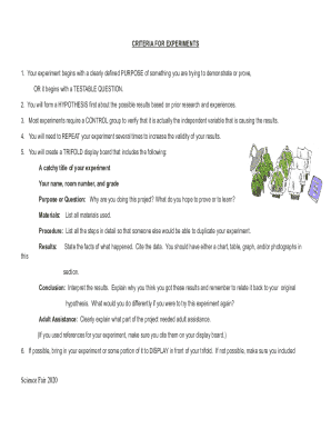 Fillable Online How to Test Ideas by Creating Experiments: The ...