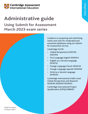Fillable Online Admin Guide - Preparing and submitting work using Submit for Assessment for ...