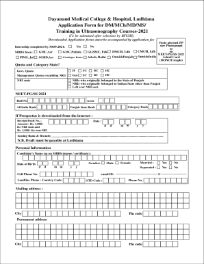 Fillable Online Admission form Fax Email Print - pdfFiller