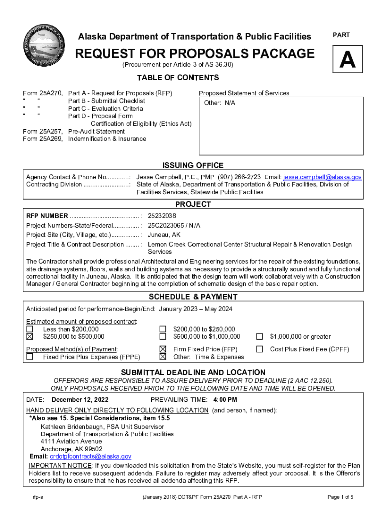 Fillable Online dot alaska : Jesse Campbell, P Fax Email Print - pdfFiller