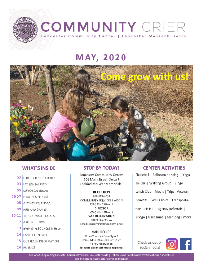 Fillable Online 06-5338-Friends of the Lancaster Seniors Lancaster ...