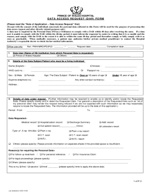 Fillable Online www3 ha org Data Access Request (DAR) Form Fax Email ...