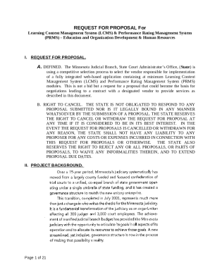 How to Write an RFP for e-Learning Services Doc Template | pdfFiller