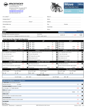 Fillable Online Move MVQS - Motion Composites Fax Email Print - pdfFiller