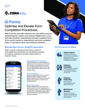 Fillable Online Q-Forms Brochure. The Reflexis Q-Suite includes high ...