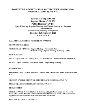 Fillable Online Roxbury, CT Fax Email Print - pdfFiller