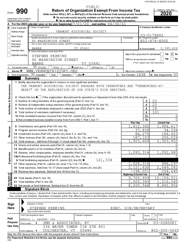 Fillable Online FY-2021-FORM-990-PUBLIC-INSPECTION-COPY.pdf Fax Email Print - pdfFiller