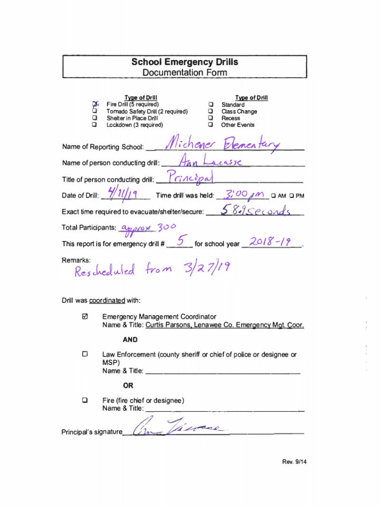Fillable Online EMERGENCY PREPAREDNESS TEMPLATE - PDF Free Download Fax ...