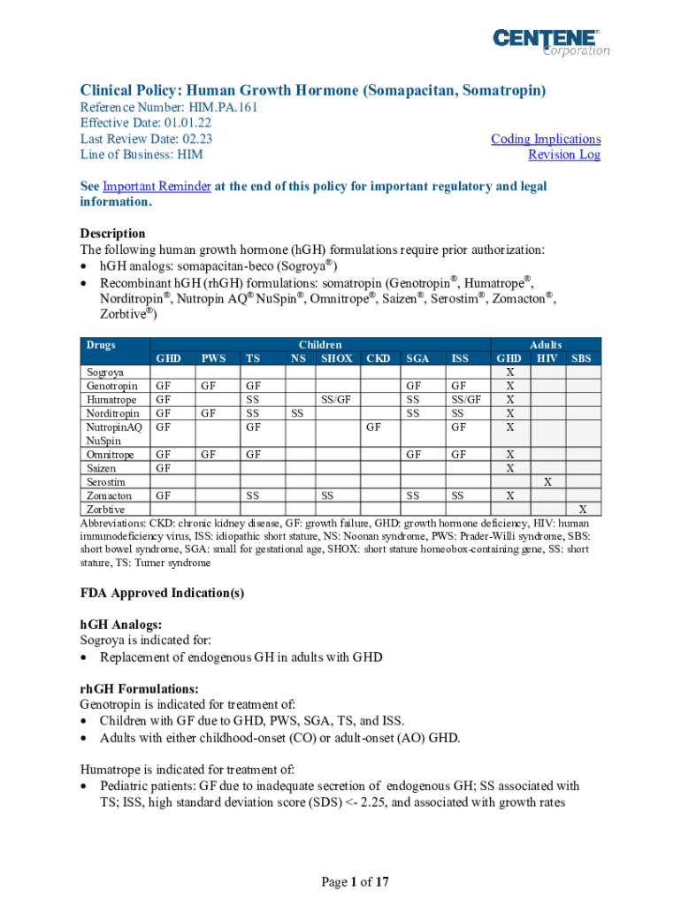 Fillable Online Once-weekly Somapacitan is Effective and Well Tolerated ...