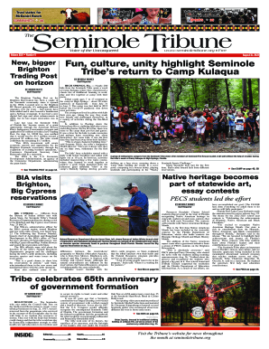 Fillable Online Seminole Tribe's return to Camp Kulaqua Fax Email Print - pdfFiller