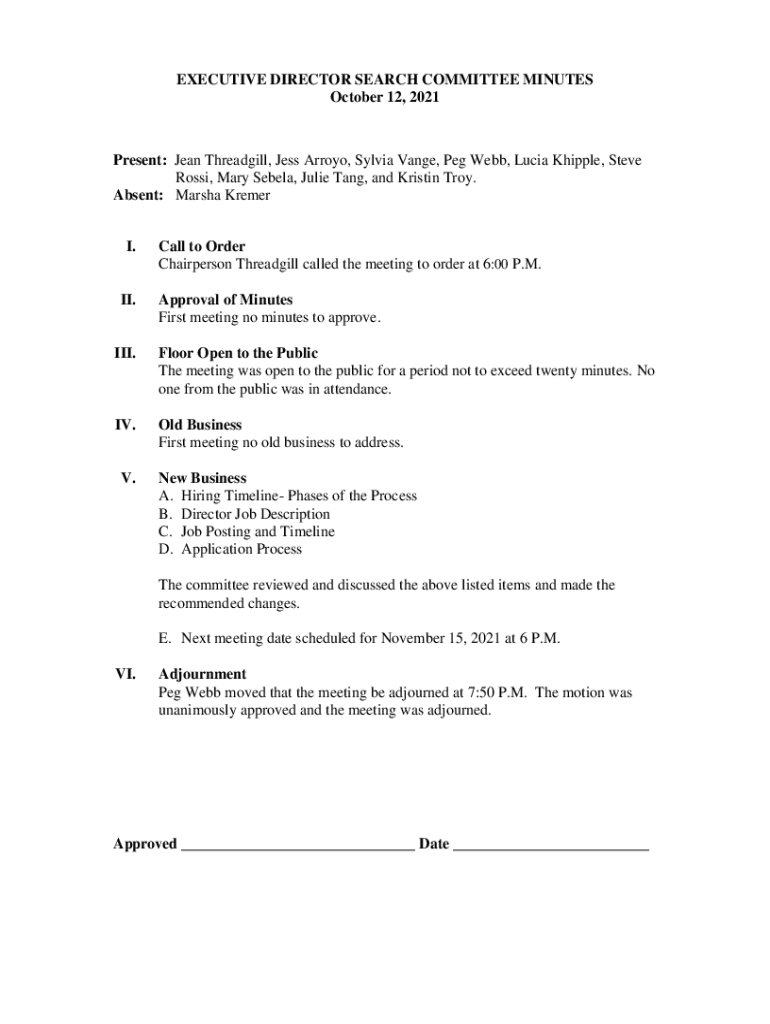 Fillable Online Jean Threadgill, Jess Arroyo, Sylvia Vange, Peg Webb ...