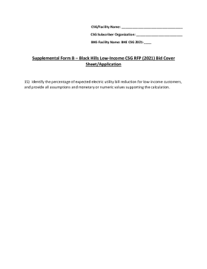 Fillable Online Community solar gardenBlack Hills Energy Fax Email ...