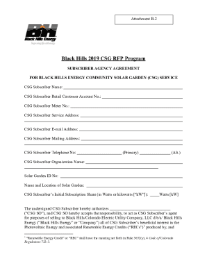 Fillable Online Application for COMMUNITY SOLAR Fax Email Print - pdfFiller