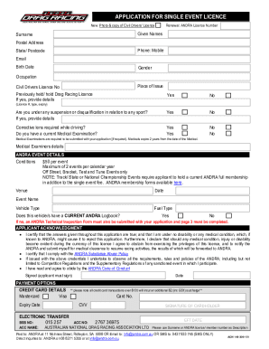 Fillable Online introductory 6 month licence application form Fax Email ...
