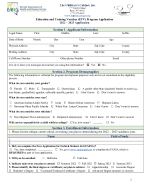 Fillable Online 2022-2023 ETV Application Children's Cabinet - NV-DCFS ...