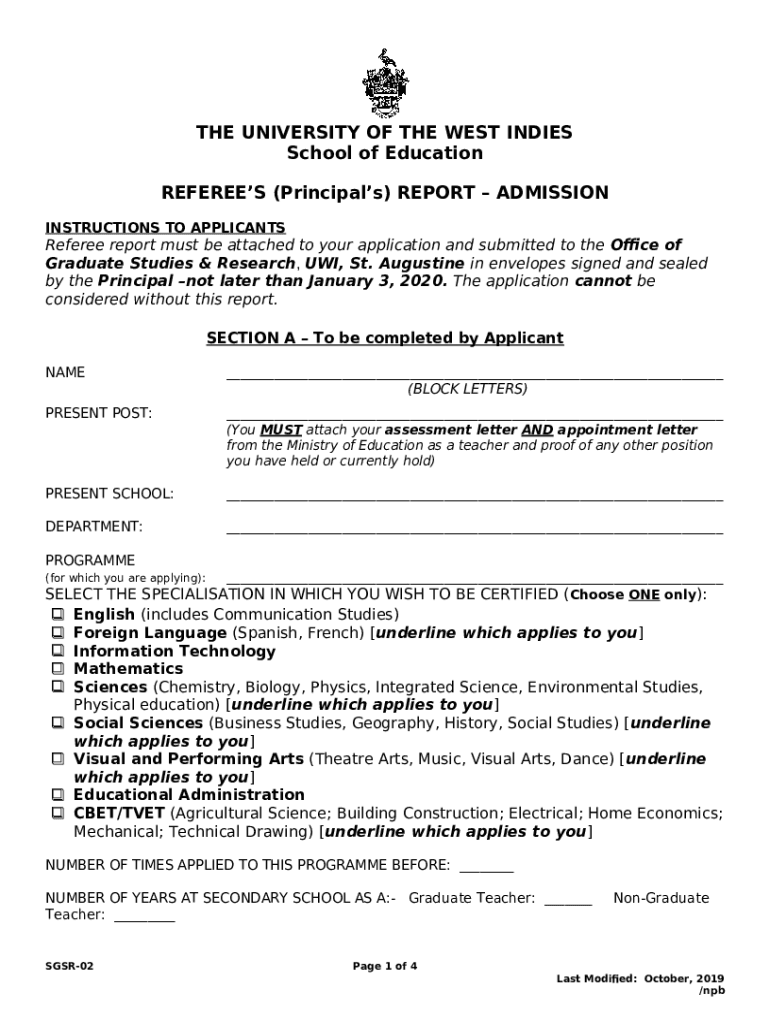 Teaching Staff Application - South Wilts Grammar School - sta uwi Doc ...