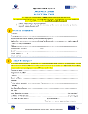Fillable Online Languages Other Than English - Frequently Asked ...