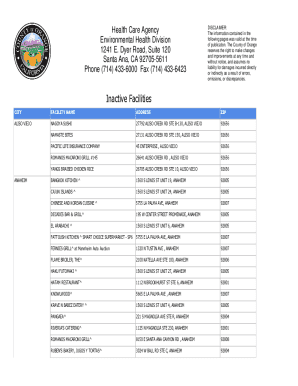 Fillable Online Out of Business Restaurants - JW Fax Email Print ...