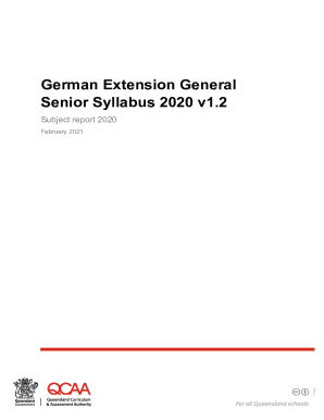 Fillable Online German Extension General Fax Email Print - pdfFiller