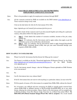 Fillable Online (1) These* rules may be called the Ex-servicemen (Re ... - DoPT Fax Email Print ...