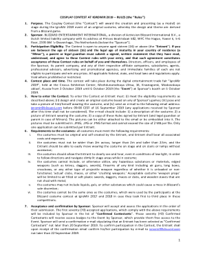 Fillable Online Cosplay Rules and Competition Guide - Mid City Micro ...