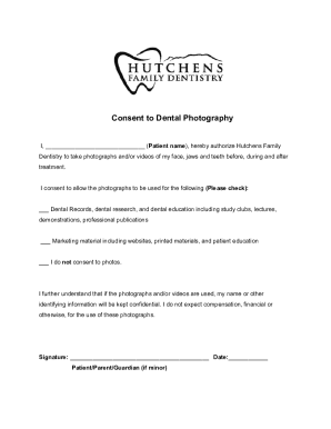 Fillable Online PHOTO CONSENT FORM - Ramsey Family Dental Fax Email Print - pdfFiller