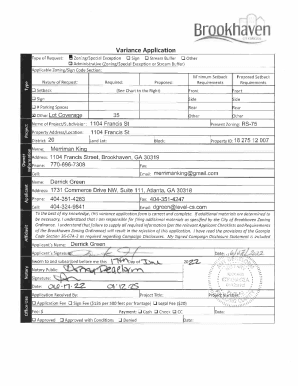 Fillable Online PRE-APPLICATION FORM LAND USE PETITIONS AND ... Fax ...