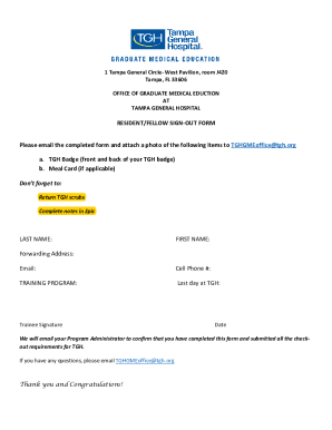 Fillable Online health usf Graduate Medical Education - USF Health Fax ...