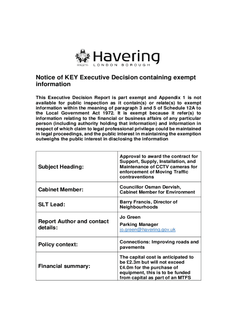 Fillable Online Access to Information Guidelines - Specific Exemptions ...