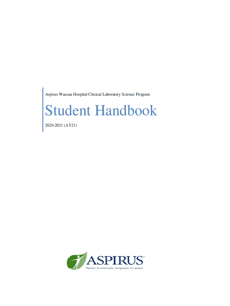 Fillable Online Clinical Laboratory Science ProgramAspirus Health Care ...