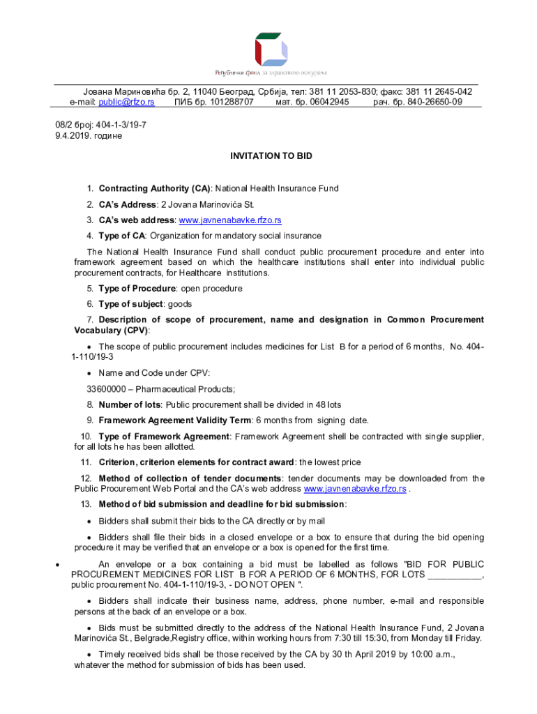 Fillable Online Scanned Image - javnenabavke.rfzo.rs Fax Email Print ...