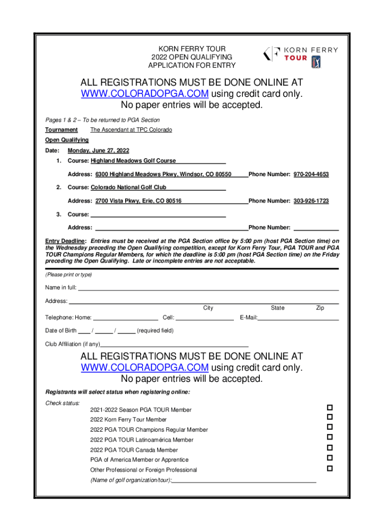 Fillable Online img bluegolf Path to The Country Club Begins With Entries Opening Fax Email ...