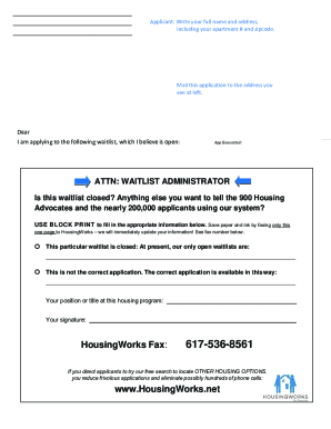 Fillable Online Resident Application Form Instructions Fax Email Print ...
