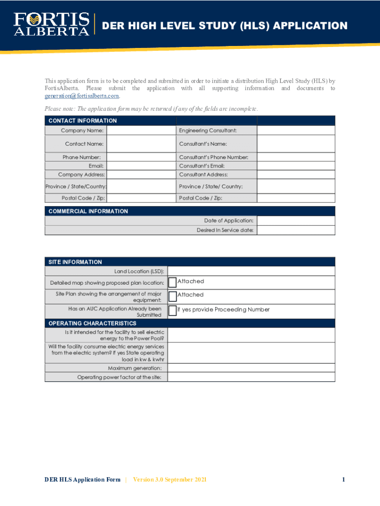 Fillable Online DER Application Template Fax Email Print - pdfFiller