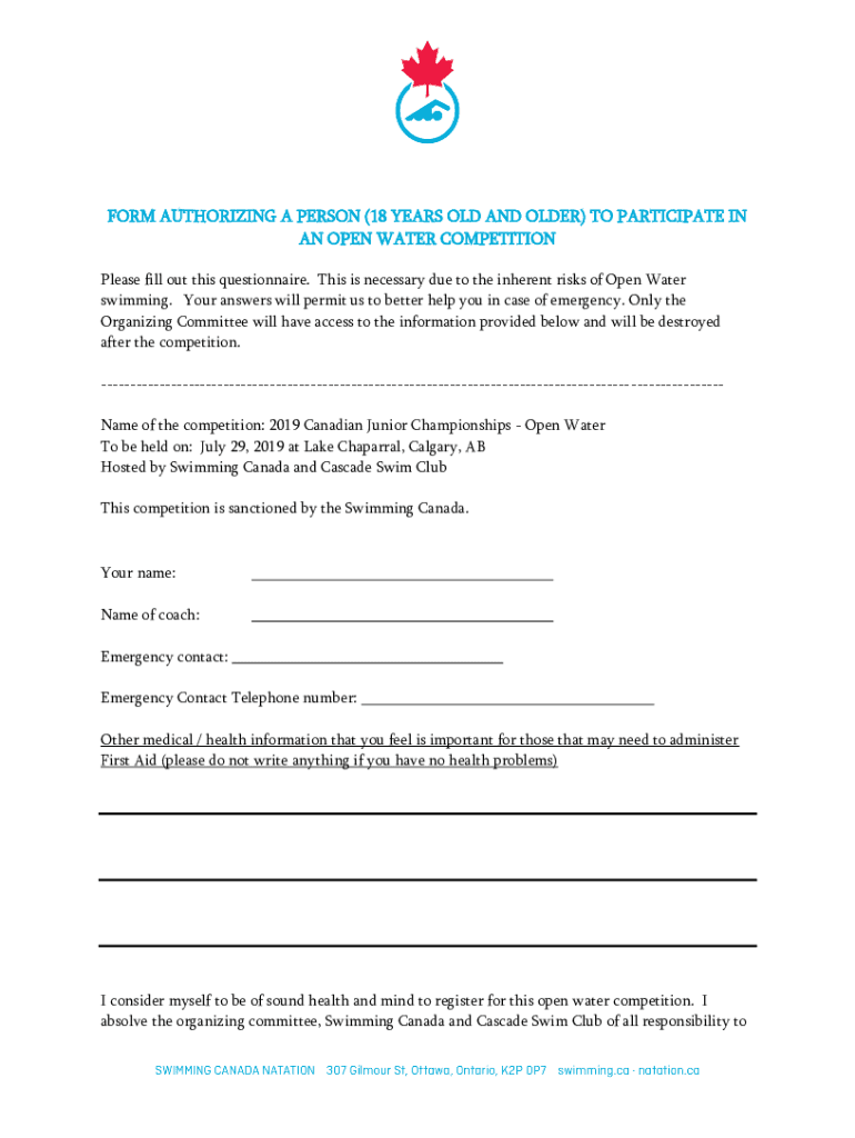 Fillable Online OWS-Series-conditions-of-entry-and-parental-consent ...