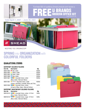 Fillable Online Smead SuperTab File Folder, Oversized 1/3-Cut Tab ...