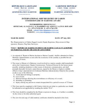 Fillable Online Circular Letter No.4293 - International Maritime ...