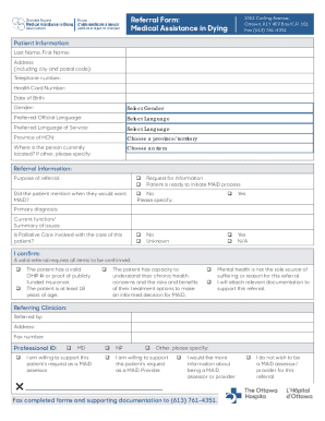 Fillable Online REFERRAL FORM - Division of Prevention and ...