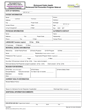 Fillable Online Fall Prevention Form Submitted - DocuShare - Ventura ...