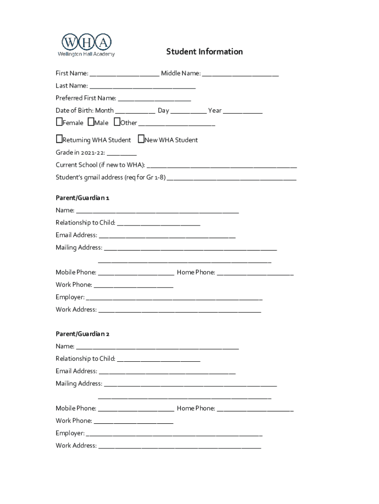 Fillable Online Child Profile Form - A GREAT START PRESCHOOL - Yumpu ...