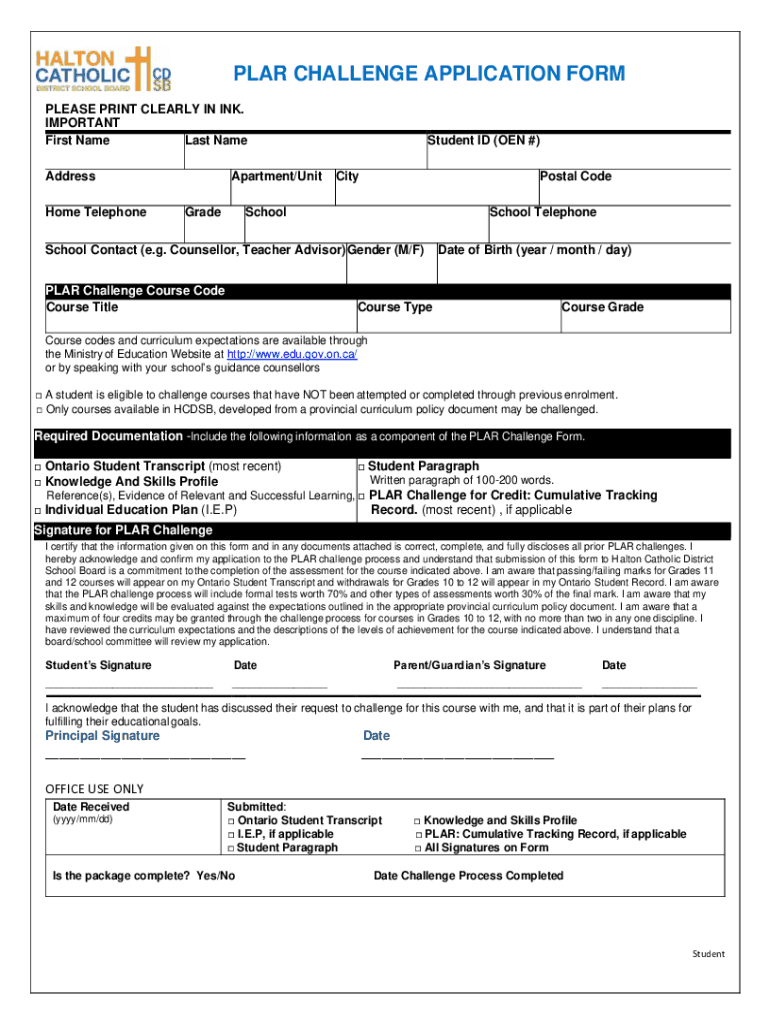 Fillable Online PLAR Resource Guide EAL Teacher Certificate Program Fax ...