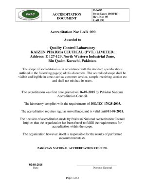 Fillable Online Laboratory Accreditation Guide Information and Resources Fax Email Print - pdfFiller