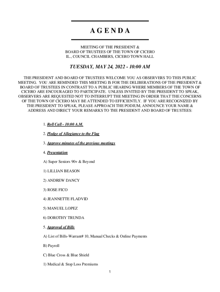 Fillable Online Sample Agenda and Meeting Planner - CAPTA Toolkit Fax ...